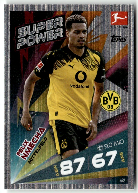 TOPPS MATCH ATTAX Bundesliga 2025-26 No. 472 Felix Nmecha Super Power ...