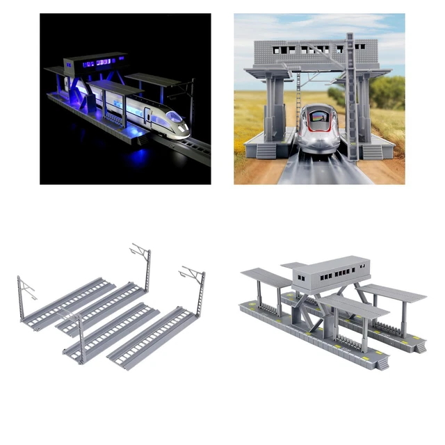 TRAIN TRACK RAIL Model Gift Miniature Building Commemorate of for Sand ...
