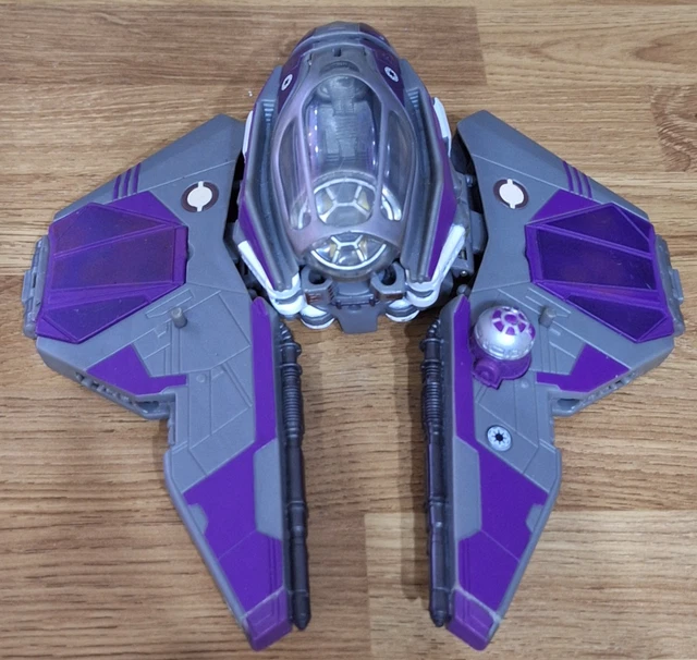STAR WARS/TRANSFORMERS CROSSOVERS Figure Mace Windu's Jedi Starfighter ...