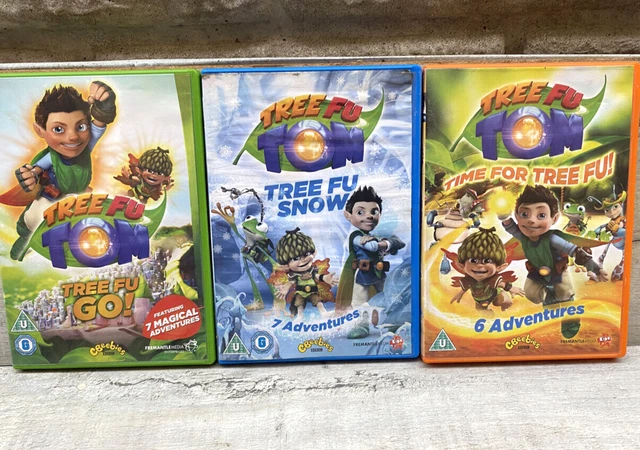 3 DVD TREE FU TOM Snow Time for Tree Fu Sn0w Go! Tenant 20 Ep 436mins ...