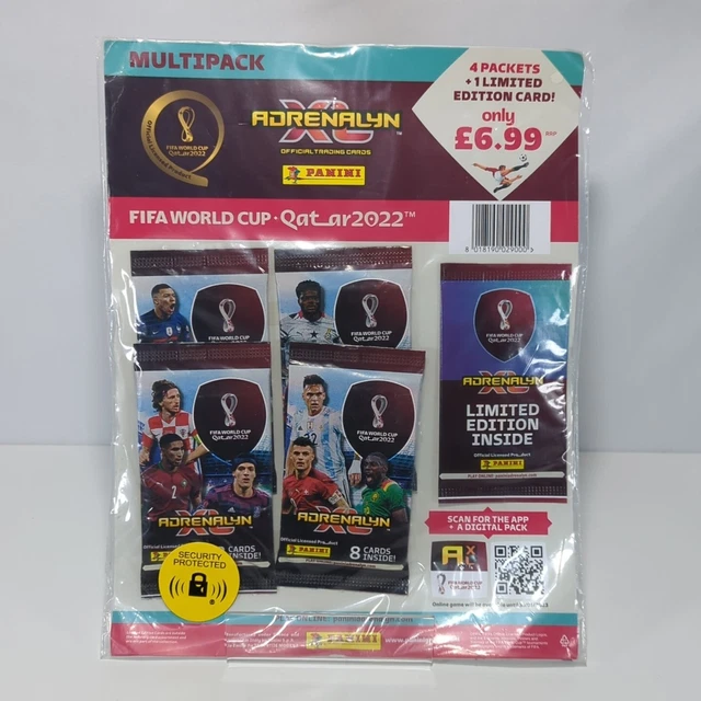 PANINI ADRENALYN XL FIFA World Cup Qatar 2022 Trading Cards Multipack 4 ...