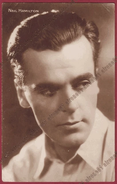 NEIL HAMILTON 01 ACTOR ACTOR CINEMA MOVIE PEOPLE REAL PHOTO Postcard £8 ...