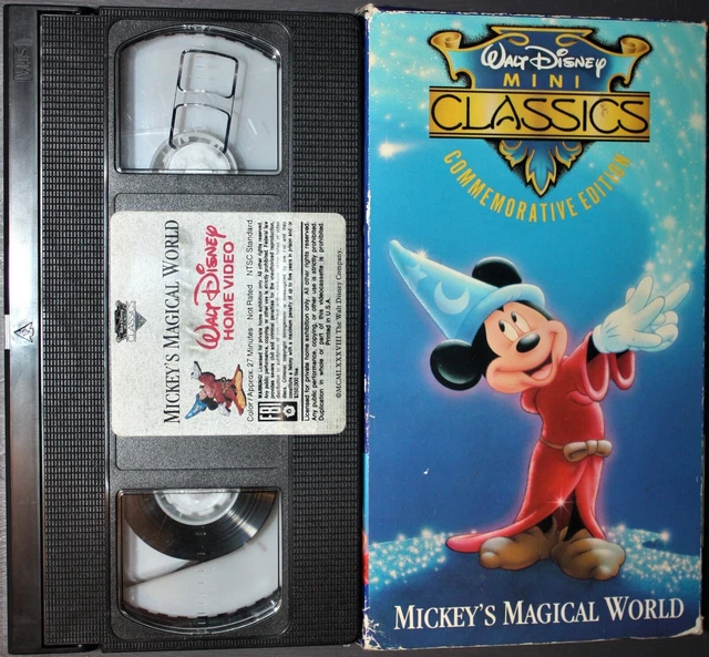 MICKEY'S MAGICAL WORLD: Walt Disney Mini Classic (vhs) Good Cond. Rare ...