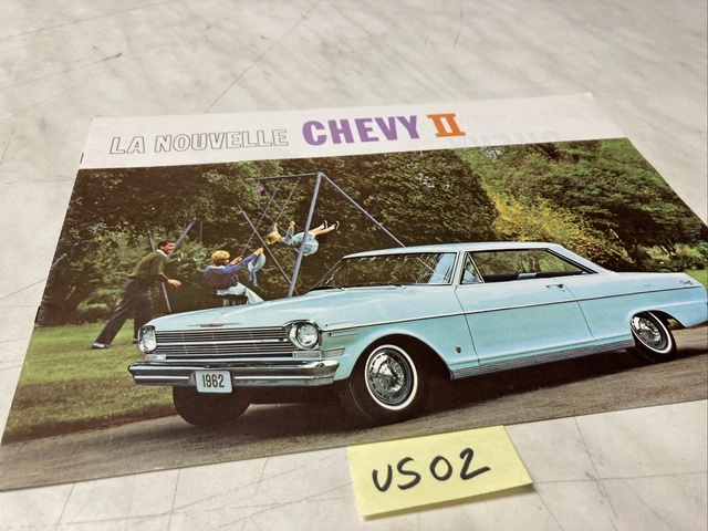 CHEVROLET 1962 CHEVY II Nova 400 300 100 wagon catalogue prospectus ...