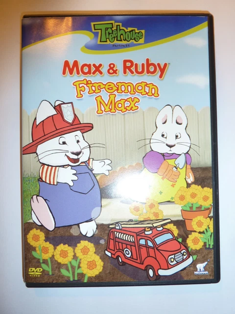 MAX AND RUBY: Fireman Max DVD Nick Jr kid cartoon show bunnies Rosemary Wells! $6.60 - PicClick CA