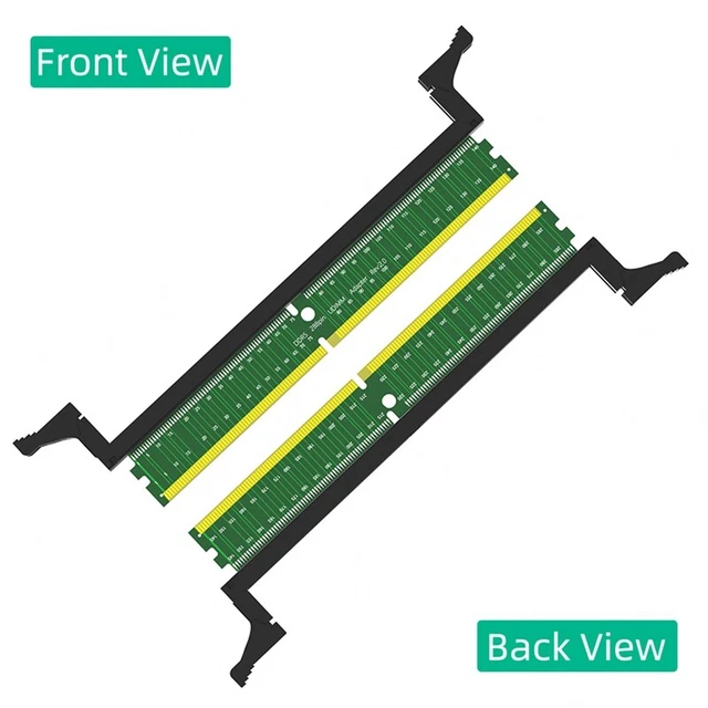1 Pcs Ddr5 U Dimm 288pin Adapter Ddr5 Memory Test Card Green Plastic K4q67727 2863 Picclick Au