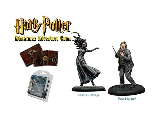 HARRY POTTER KNIGHT Models Bellatrix & Wormtail Gioco Da Tavolo EUR 33 ...