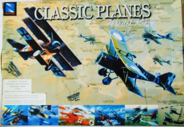 NEW RAY CLASSIC Planes - Fokker D.VII Bi-Plane Airplane Model $29.74 ...