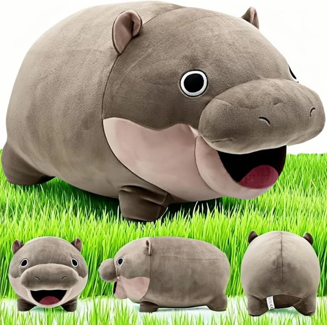 22CM CUTE MOO Deng Plush Toy MooDeng Hippo Plush Pillow Hippo Pygmy ...