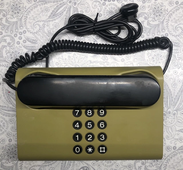 VINTAGE RETRO GNT AUTOMATIC Denmark Telephone Telefon 70's 80’s Green ...