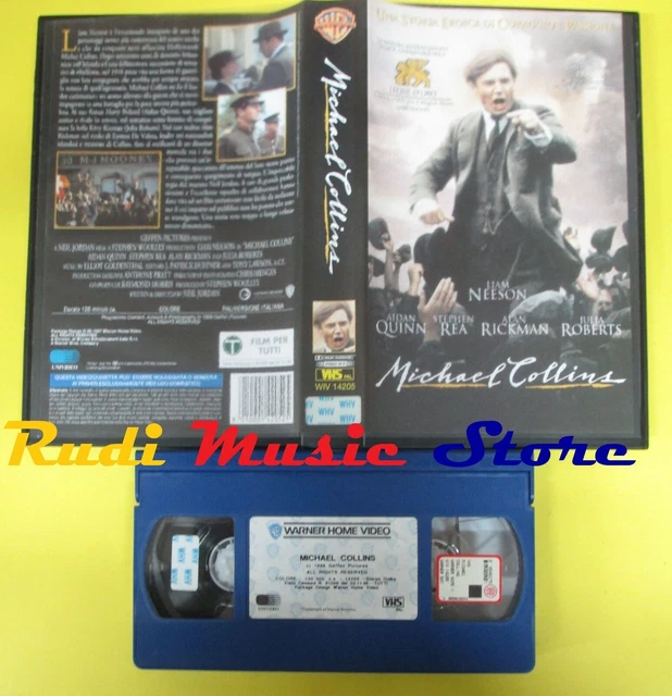 *VHS FILM MICHAEL COLLINS 1997 julia roberts Liam nelson WARNER*14205 ...