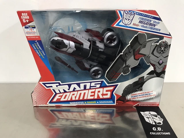 TRANSFORMERS ANIMATED CYBERTRON Mode Megatron Voyager Class New Sealed ...
