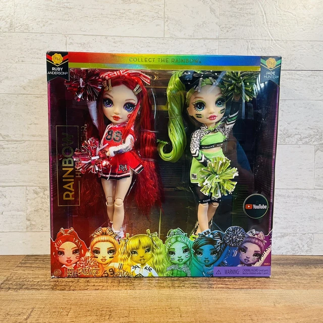 RAINBOW HIGH CHEER Dolls Lot of 3 - Sunny Skyler Ruby MGA Fashion Dolls ...