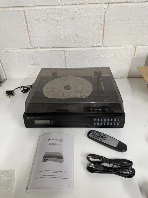 NEOSTAR TURNTABLE RECORD Player Cassette CD Burner Used £79.95 ...