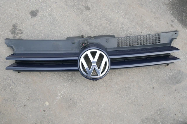 VW GOLF 4 Radiator Grille VW Characters Logo Blue LA5G Pearl-Blue £56. ...