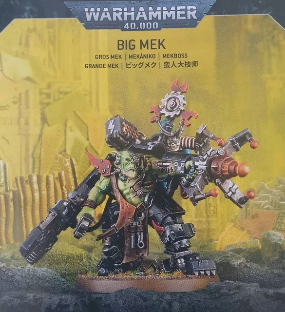 WARHAMMER 40K ORK Big Mek From The Stompa Boyz Box - New on sprue £30. ...