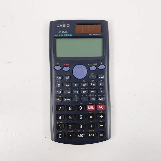 CASIO FX-85ES NATURAL Display Two Way Power Scientific Calculator £14. ...