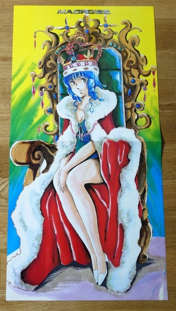 ORIGINAL JAPANESE VINTAGE Poster Macross Lynn Minmay 60cmx30cm EUR 24 ...