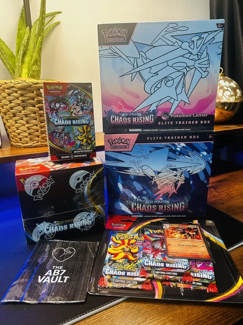 POKÉMON TCG MEGA Evolution Chaos Rising - FULL SET BUNDLE - Pokemon ...