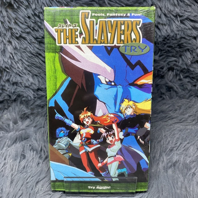 THE SLAYERS TRY - Try Again VHS Tape 2000 Fools, Fantasy & Fun Anime ...