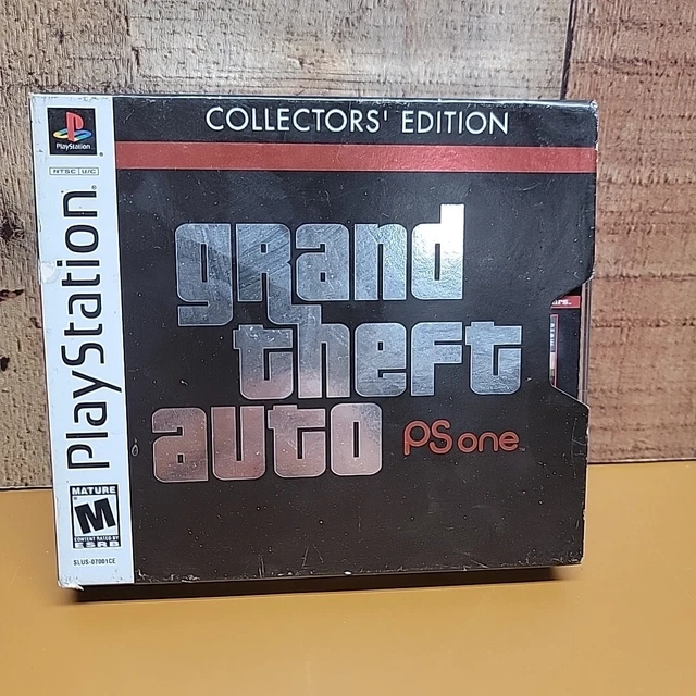 GRAND THEFT AUTO Collectors' Edition GTA Box Set Sony PS1 Manquant 1 ...