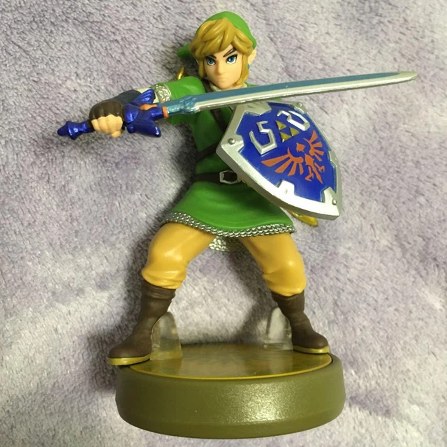 AMIIBO THE LEGEND of Zelda Skyward Sword Link Figurine Nintendo Japan ...