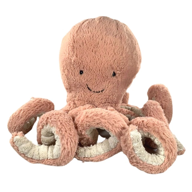 JELLYCAT BABY ODELL Octopus Plush 5" Soft Stuffed Animal Toy Mini ...