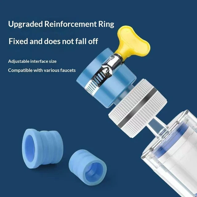 FAUCET FILTER KITCHEN Foamer Shower Universal Rotary Water Purifier ...