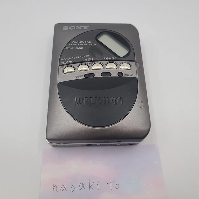 SONY WALKMAN WM-FX909 radio cassette player operation confirmed £106.92 ...