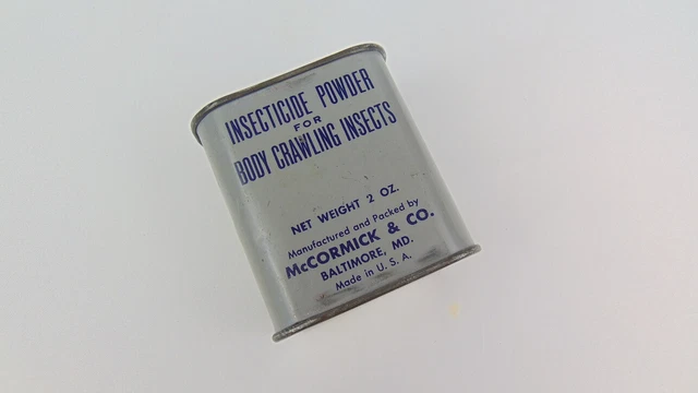 US WW2 - boite insecticide en poudre (Authentique) EUR 12,98 - PicClick FR