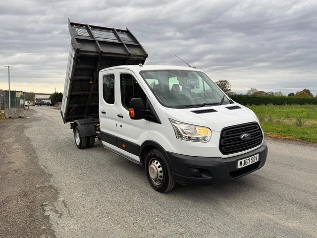 FORD TRANSIT 2.0 350 crew cab tipper 5dr Diesel Manual RWD L3 H2 Eur ...