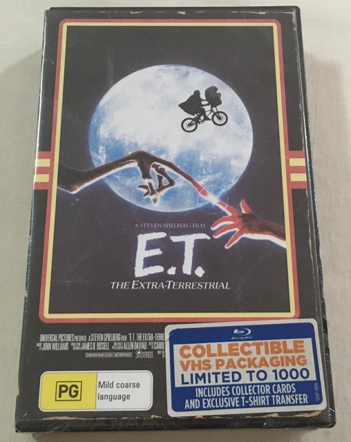 E.T.: THE EXTRA-TERRESTRIAL (1982) - JB Hi-Fi Rewind VHS Case Blu-Ray ...