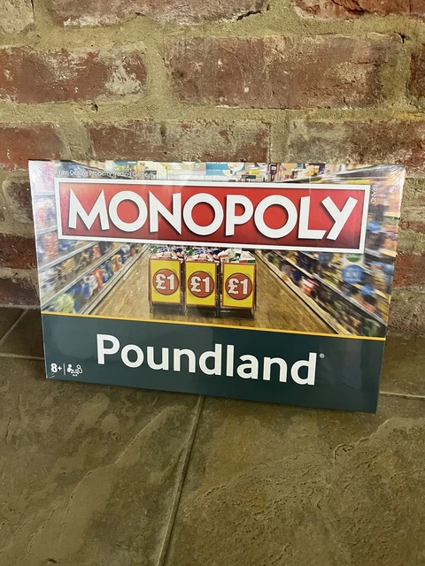 HASBRO MONOPOLY & Poundland " Edition Collectable Family Board Game New ...