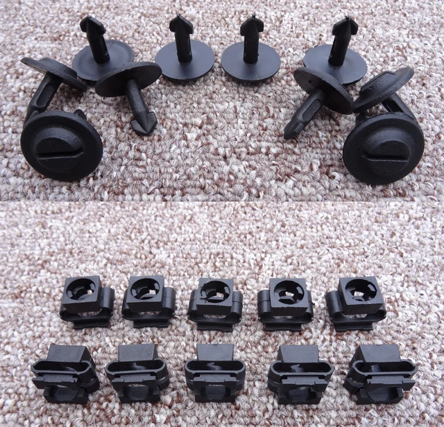 CLIPS ET PINCES Moteur Renault Protection Contre Les Éclaboussures Sous ...