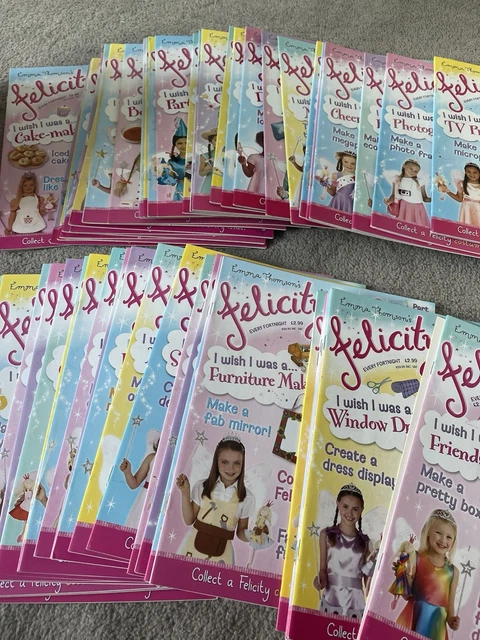 FELICITY WISHES MAGAZINES Including 2 Folders And Issues 1-56 Complete ...