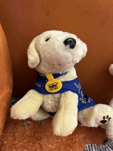 ANDREX LABRADOR PUPPY Dog Plush Soft Toy Teddy Kimberly Clark Guide ...