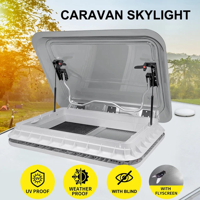 CARAVAN ROOF VENT Hatch Skylight Trailer Camper Motorhome 700X500mm ...