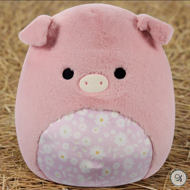SQUISHMALLOWS 50CM FUZZ-A-MALLOWS Peter the Pink Pig Soft Toy £119.99 ...