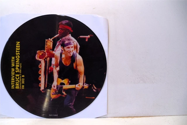 BRUCE SPRINGSTEEN INTERVIEW with (picture disc) LP EX, IW 302, vinyl ...