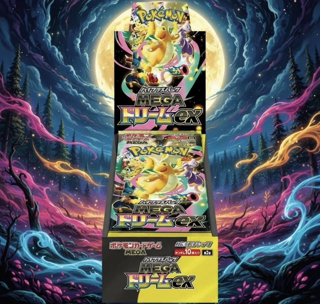 POKÉMON TCG: MEGA Dream EX Booster Box M2A (Japanese) Sealed $153.35 ...