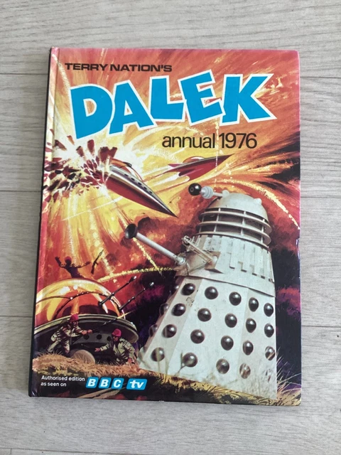 DOCTOR WHO BBC TV Terry Nation's Dalek Annual Book 1976 Unclipped Nice ...