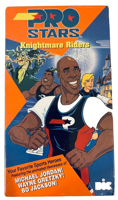 PRO STARS KNIGHTMARE Riders VHS Michael Jordan Gretzky Bo Jackson NEW ...