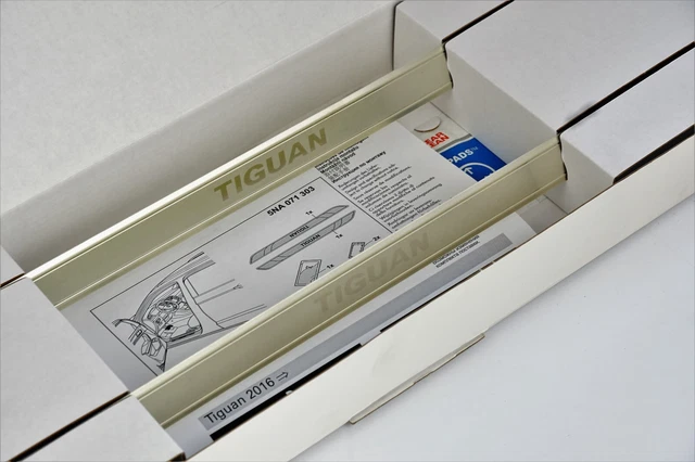 NEW GENUINE VW TIGUAN AD MK2 Front Left and Right Door Entry Strip Set ...
