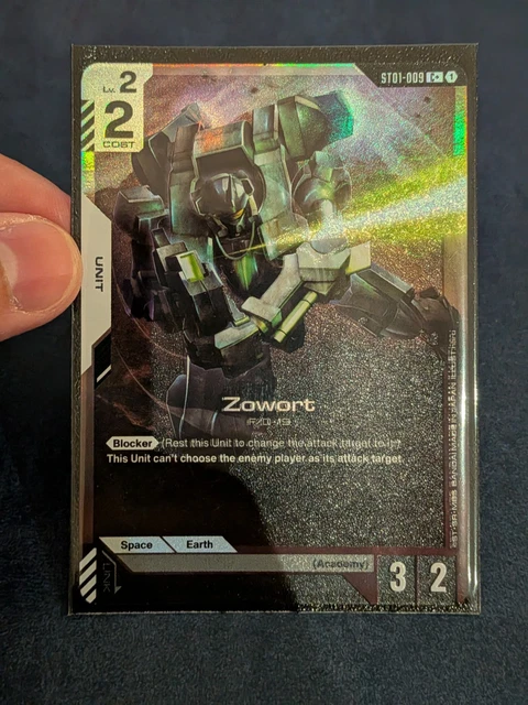 GUNDAM TCG - Zowort - ST01-009 C+ Alt Art £14.50 - PicClick UK