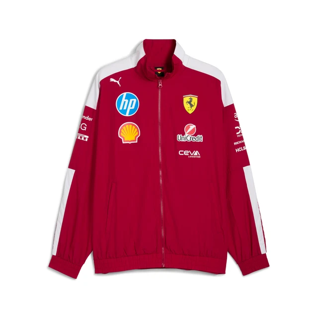 SCUDERIA FERRARI F1 2025 Official PUMA Team Drivers Oversized Jacket ...