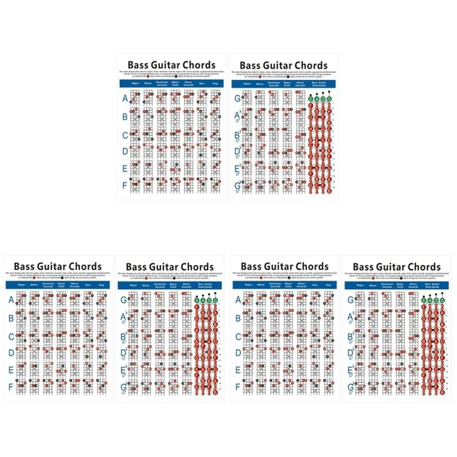 GUITAR CHORD CHART Poster Guitar Cheat Sheet Capo Chord Chart Guitar ...
