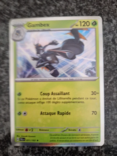 CARTE POKÉMON HOLO Gambex 021/193 EV02 Évolutions à Paldea FR neuve EUR ...