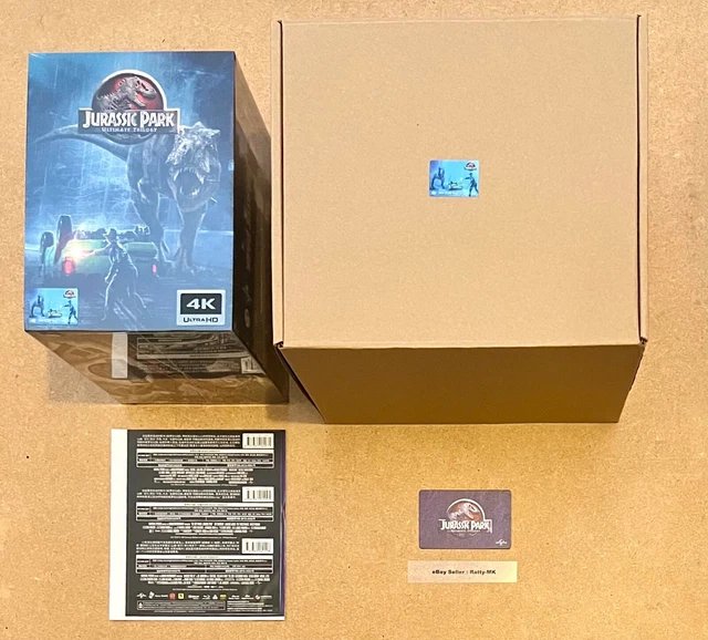 JURASSIC PARK ULTIMATE Trilogy Box Set Uhd Club Exclusive #Uc17 4K Blu ...