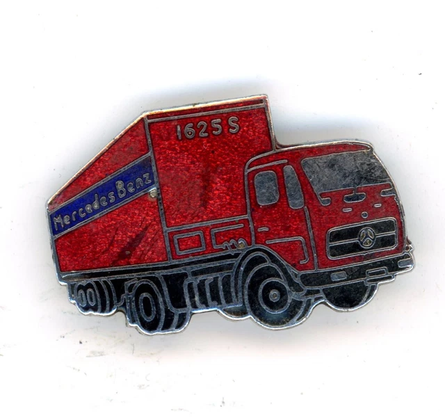 VINTAGE MERCEDES BENZ 1625 S Lorry Truck Metal Enamel Badge Pin #6 £6. ...