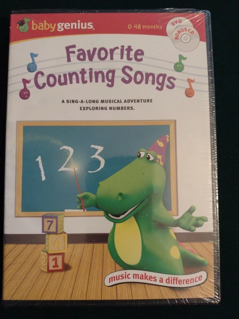 BABY GENIUS - Favorite Counting Songs (DVD,) New 0-48 Months 📀 Learning ...